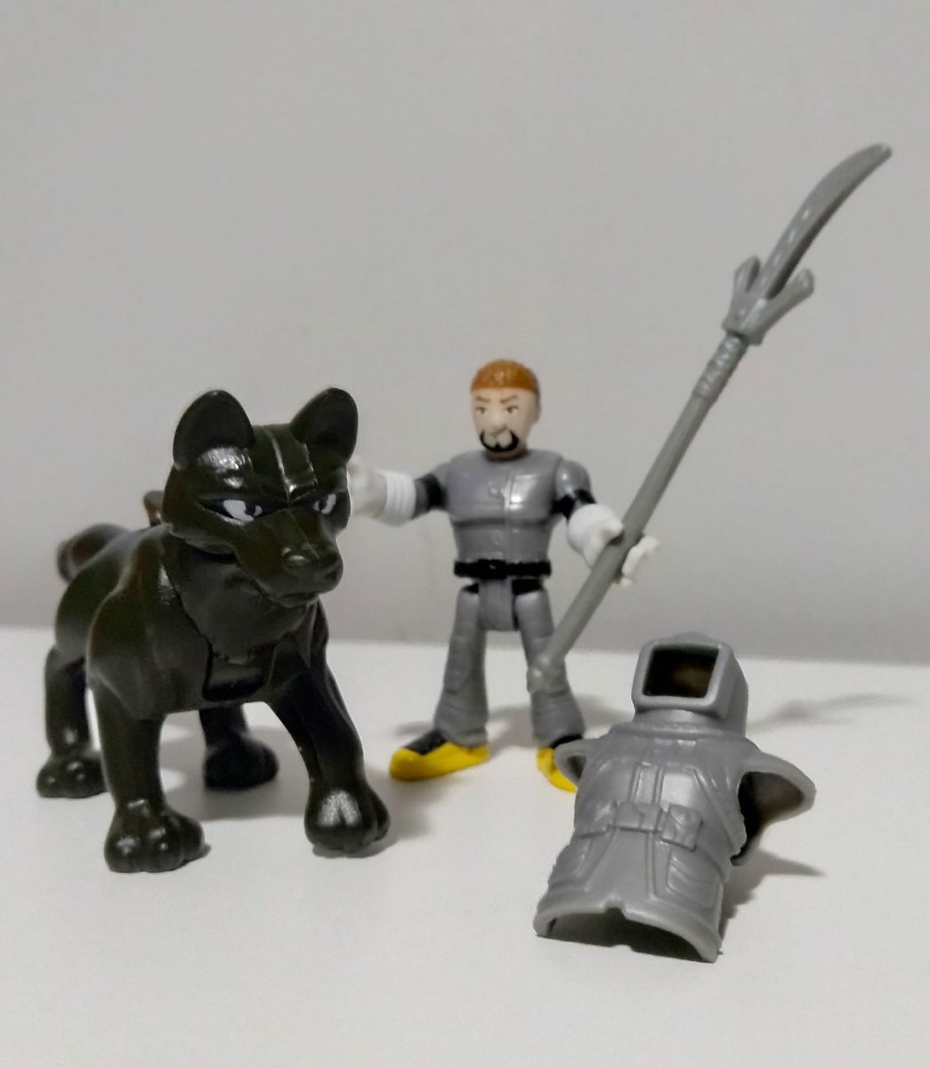 Kit Imaginext Lobo e Cavaleiro | Brinquedo Imaginext Fisher Price ...
