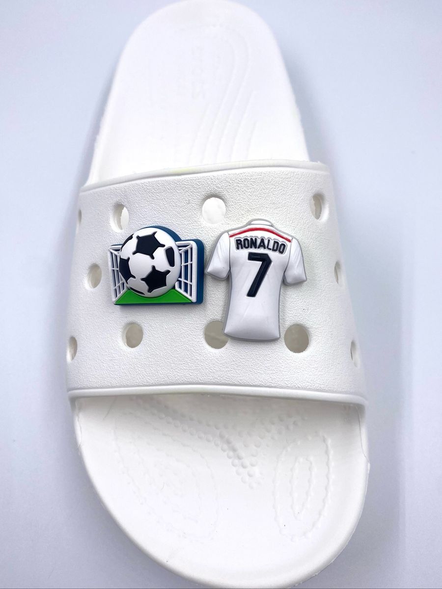 Kit Jibbitz para Crocs, Camiseta Cristiano Ronaldo Futebol | Produto ...