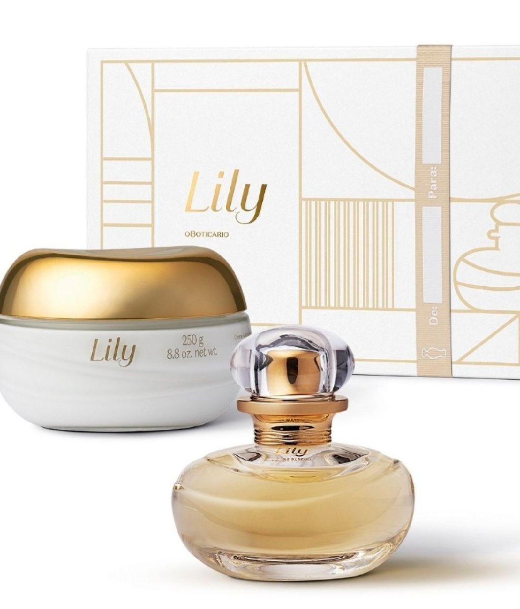 Kit Lily Perfume e Hidratante | Perfume Feminino O Boticario Nunca ...