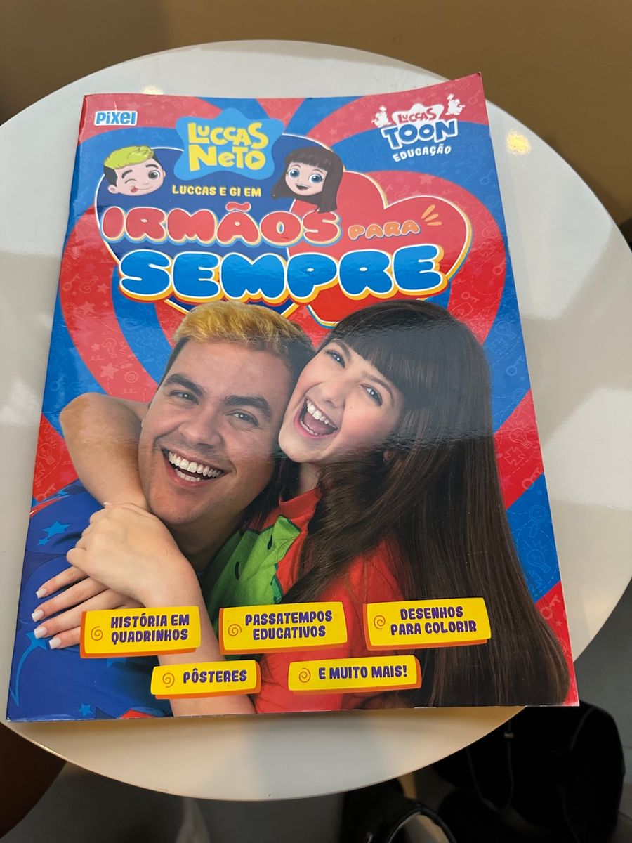 Kit Livro Atividades Luccas Neto + Livro Dinossauros Luccas Neto | Item ...