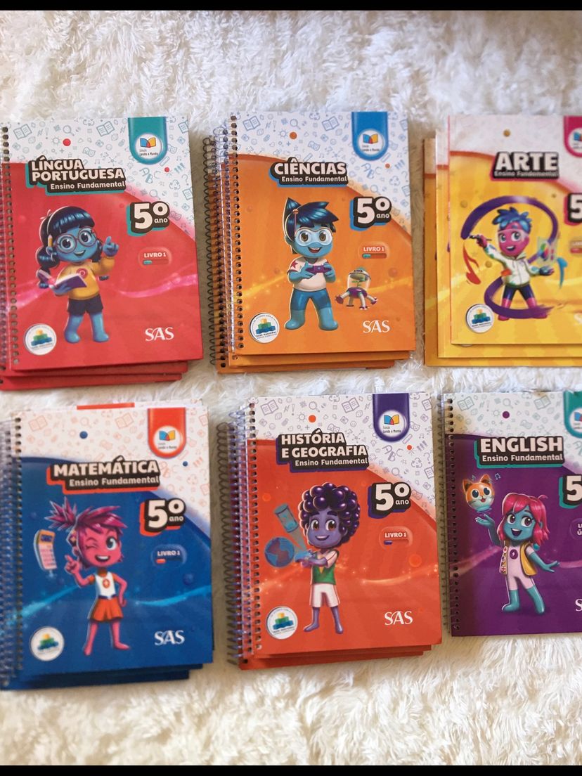 Kit Livros Sas 5º Ano Completo | Livro Sas Sistema Ari De Sá Usado ...