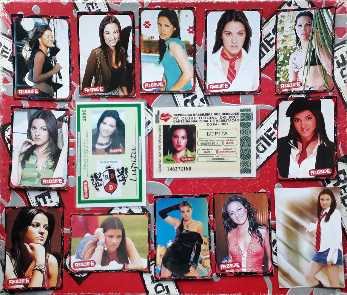 Kit Lupita Identidade Rg Identidade Cnh Cards Rbd Rebelde | Item de ...