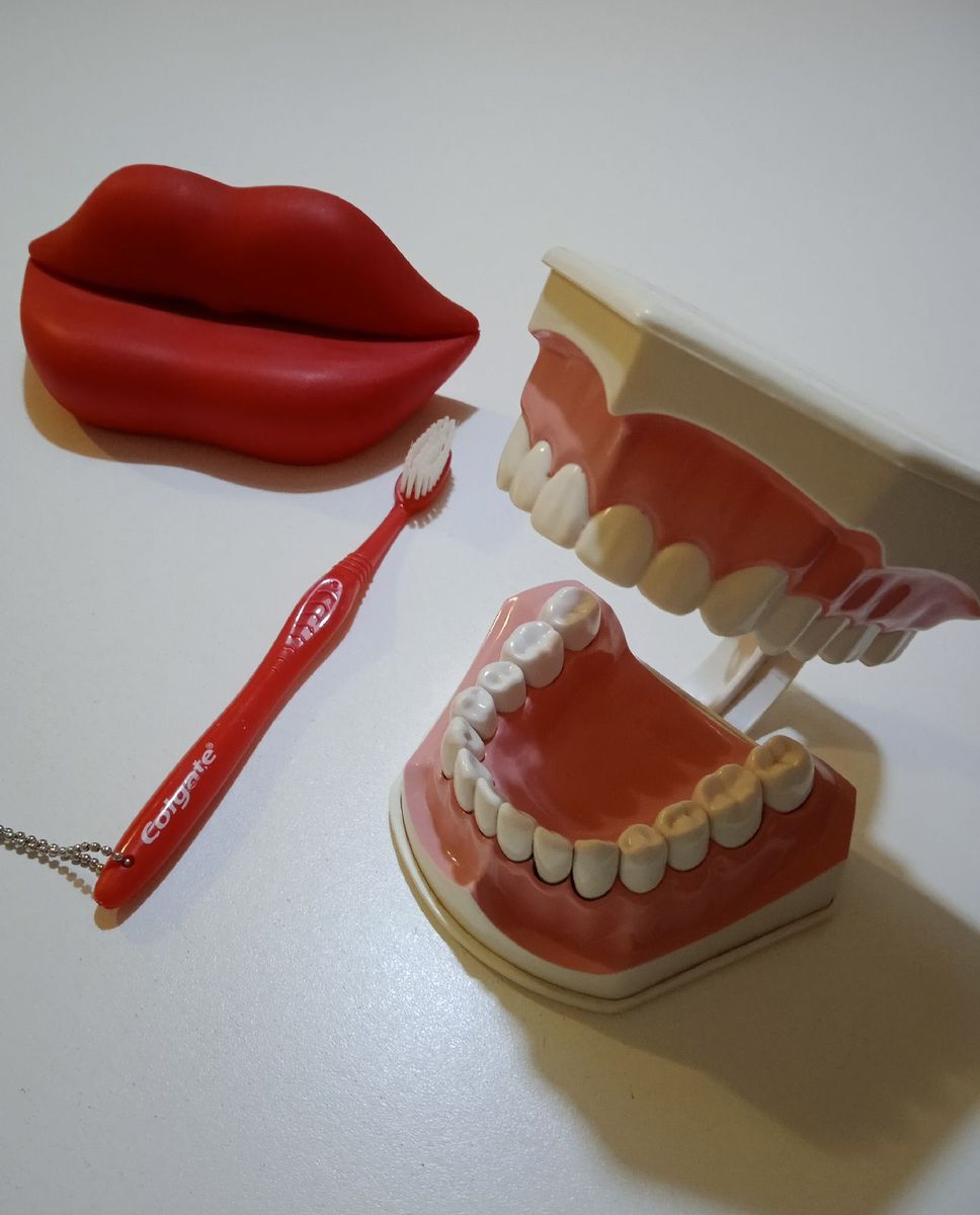 Kit Macro Modelo Colgate Completo + Boca | Cacareco Colgate Nunca Usado ...