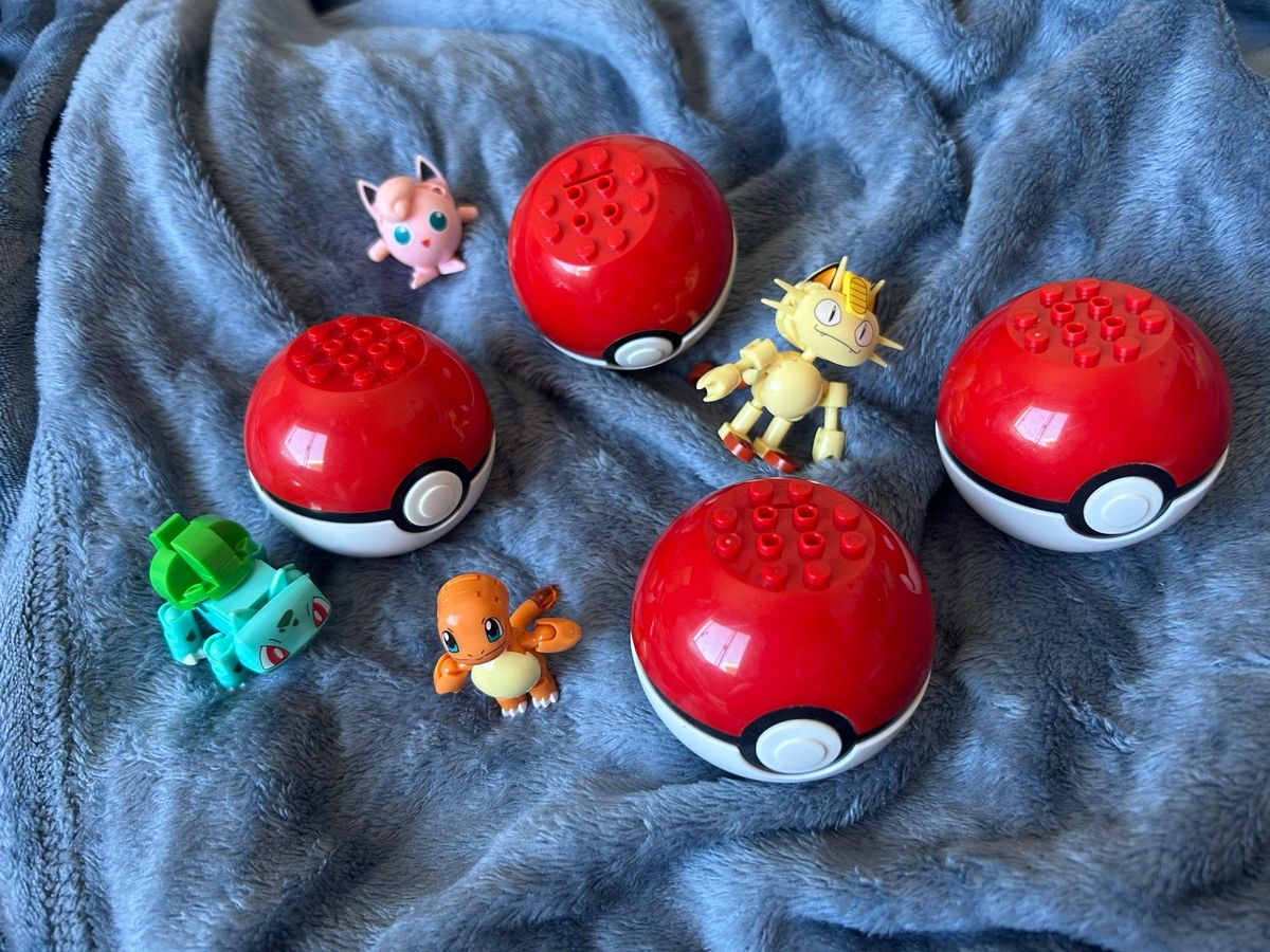 Kit Mega Construx Pokémon Pokebola Clássica | Brinquedo Mattel Usado ...