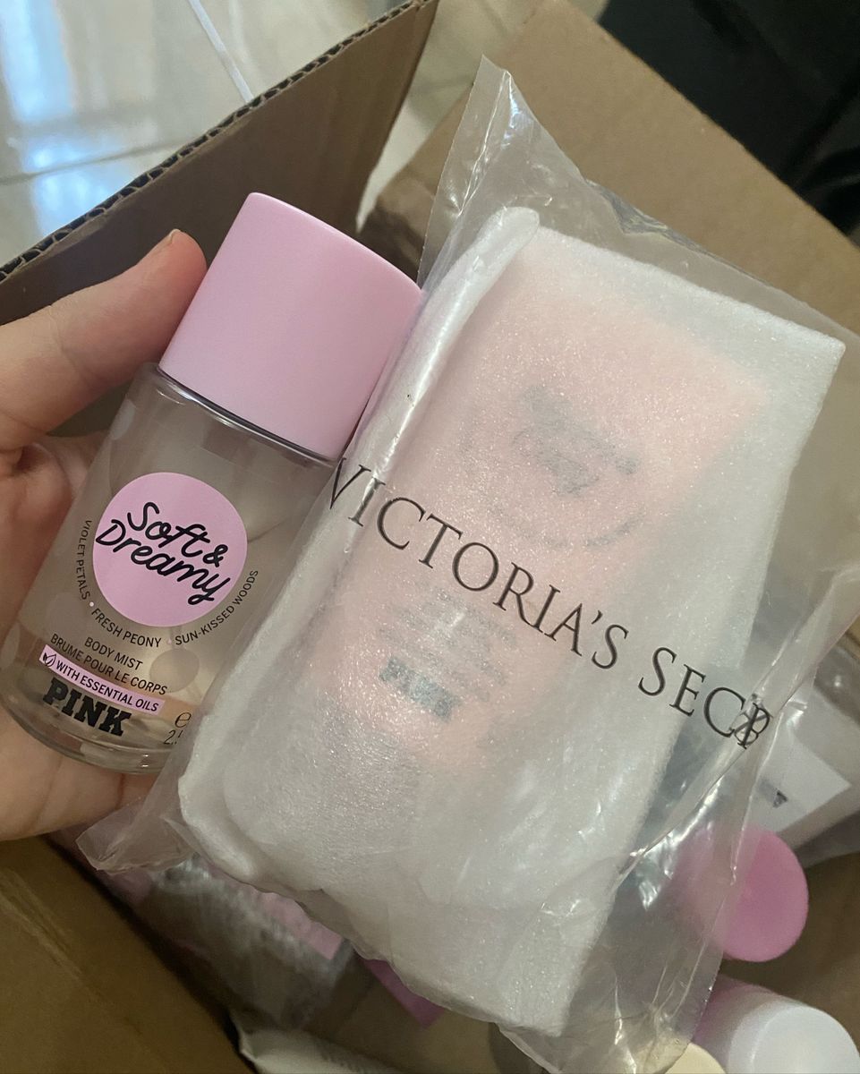 Kit Mini Body Splash e Hidratante Victorias Secret | Perfume Feminino ...