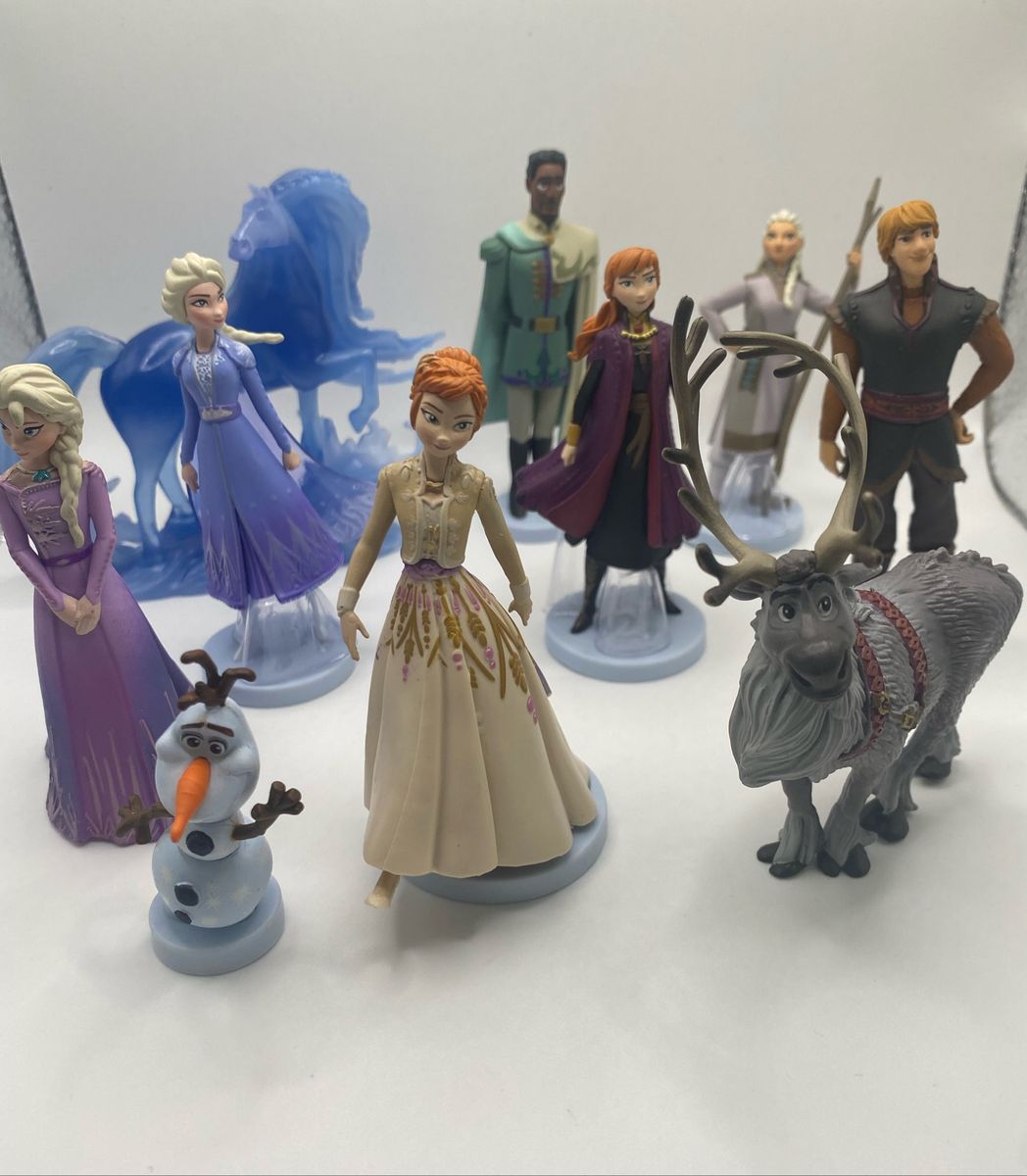 Kit Mini Figures Frozen 2 - Miniaturas Originais Disney | Brinquedo ...