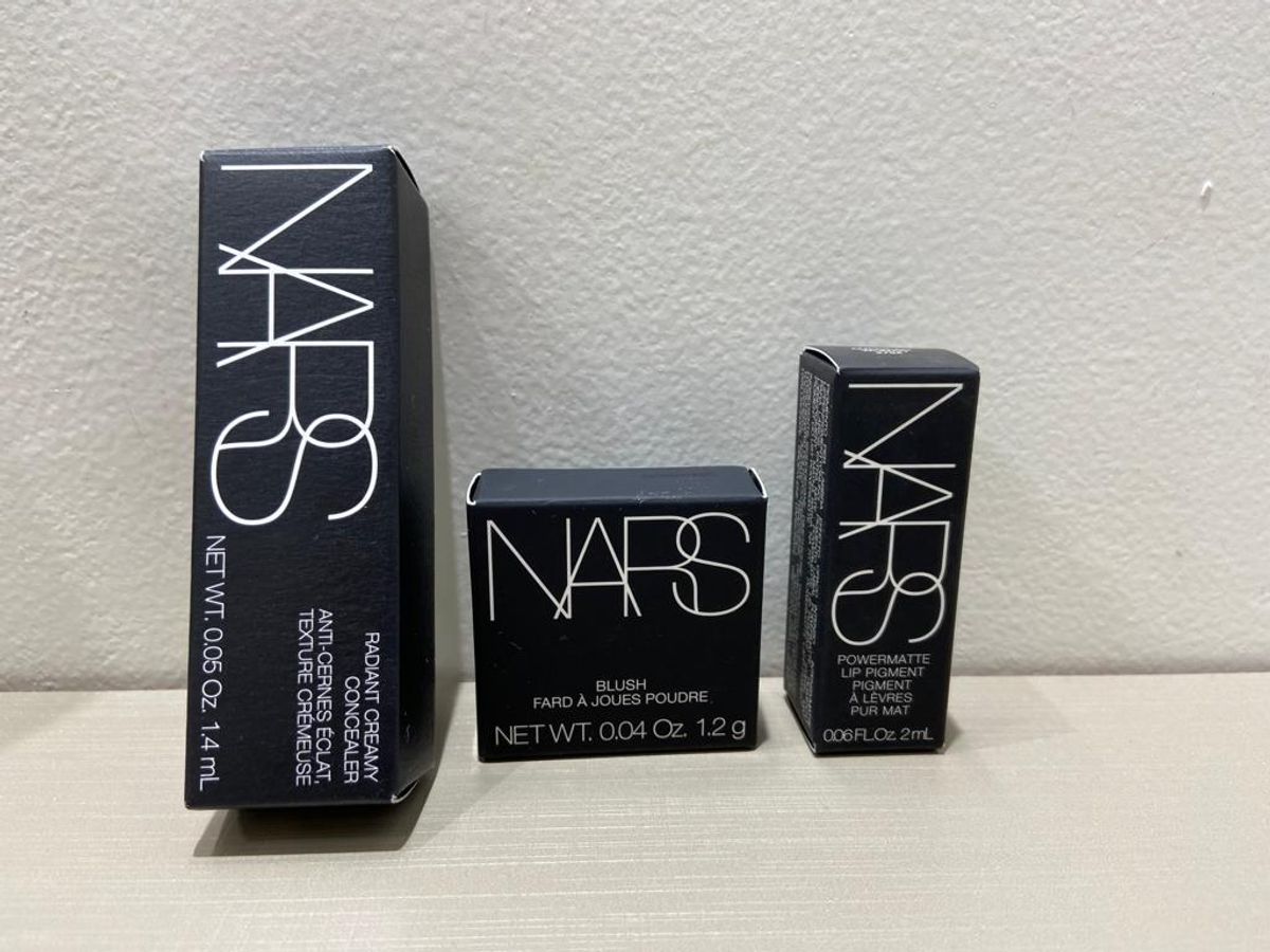 Kit Miniaturas Maquiagem Nars Blush, Batom e Corretivo Novos ...