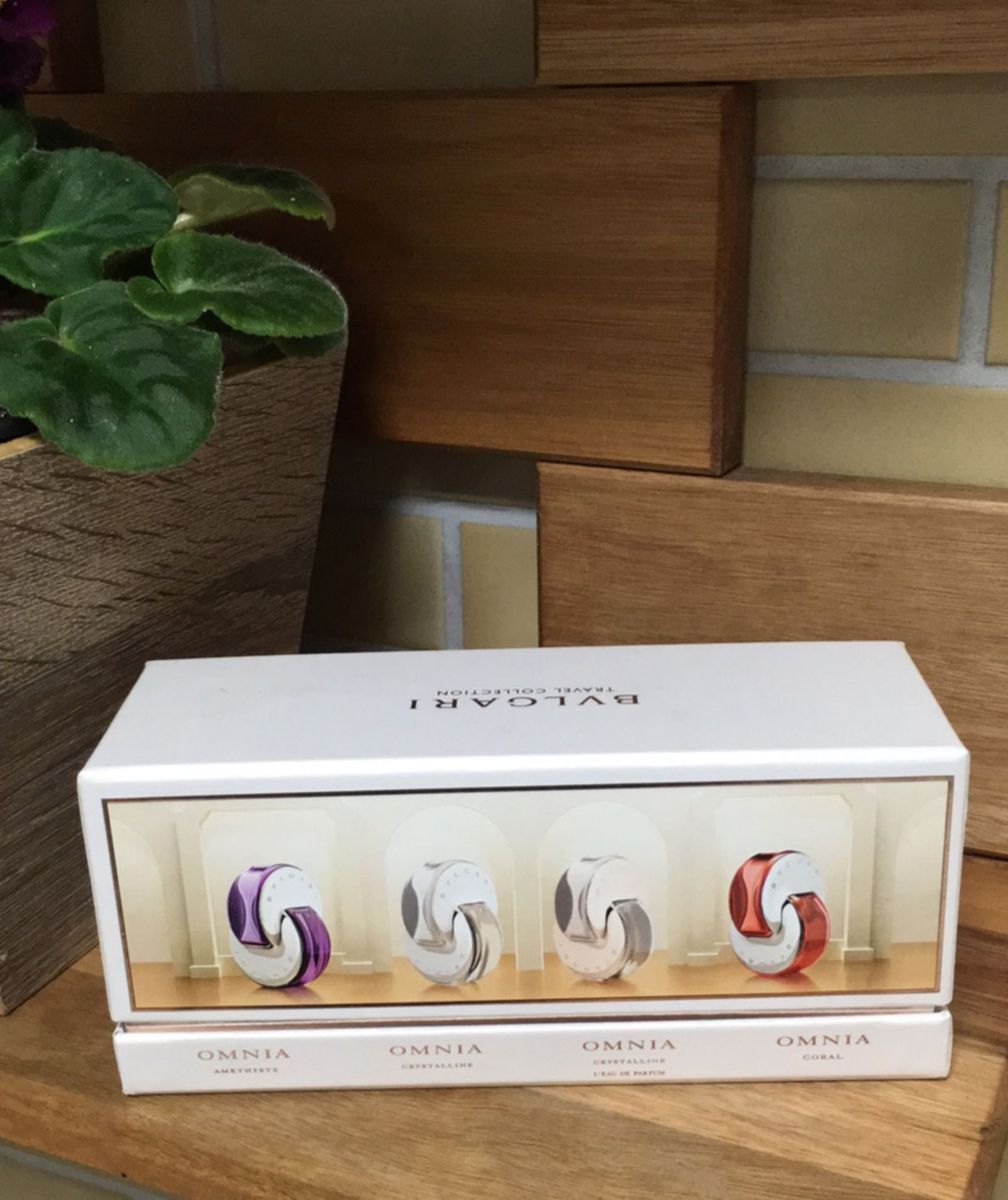 Kit Miniaturas Perfume Bvlgari Omnia Collection | Perfume Feminino ...