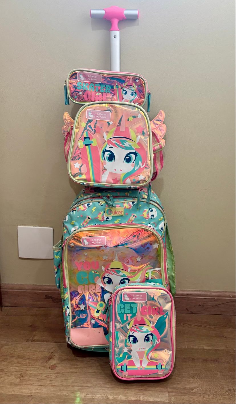 Kit Mochila Puket | Mochila Feminina Puket Usado 114676481 | enjoei