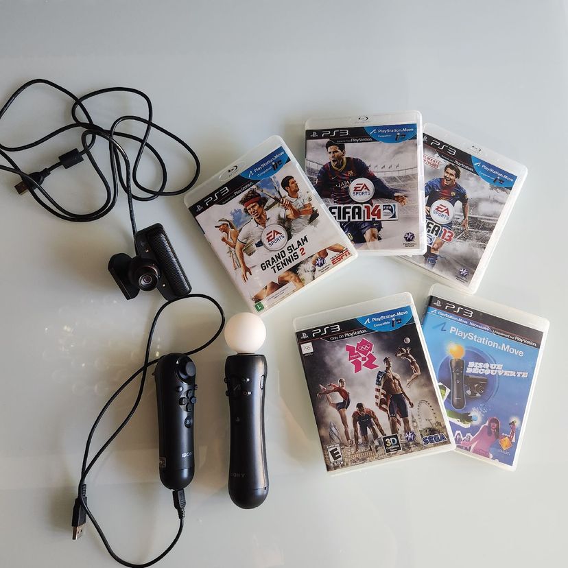 Kit Move Playstation 3 Ps3 | Acessório p/ Videogame Ps3 Usado 119621764 ...