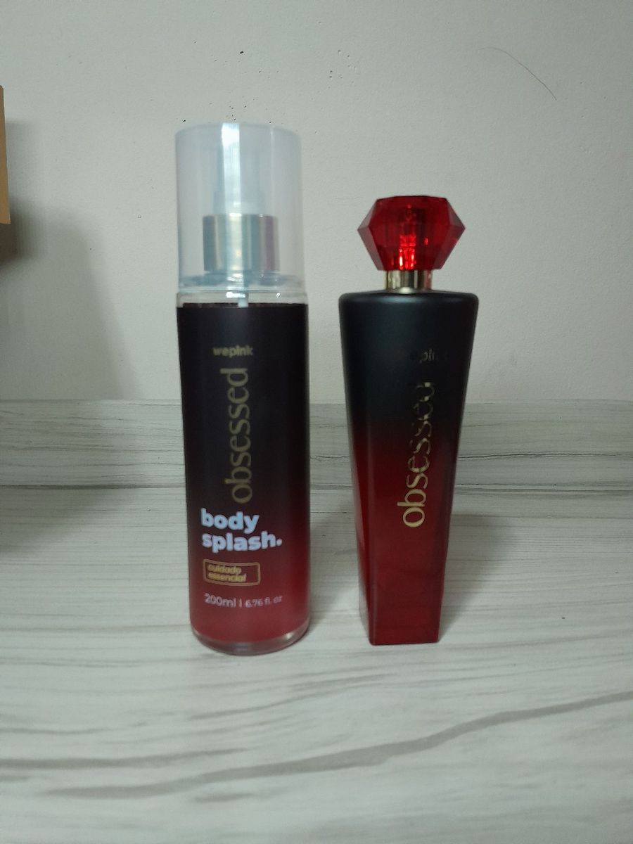 Kit Obsessed Wepink Body Splash e Perfume | Perfume Feminino Wepink ...