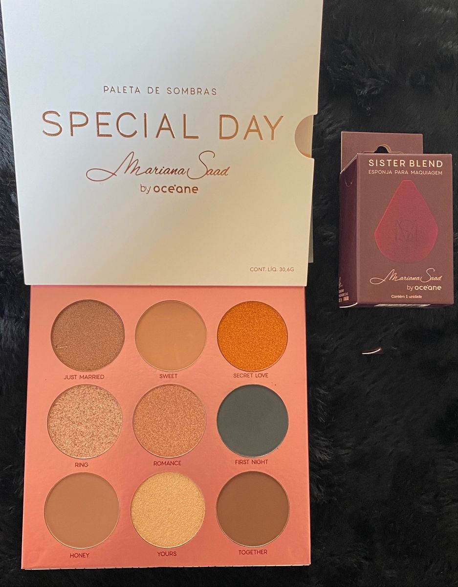 Kit Paleta de Sombras Special Day + Sister Blend | Maquiagem Feminina ...