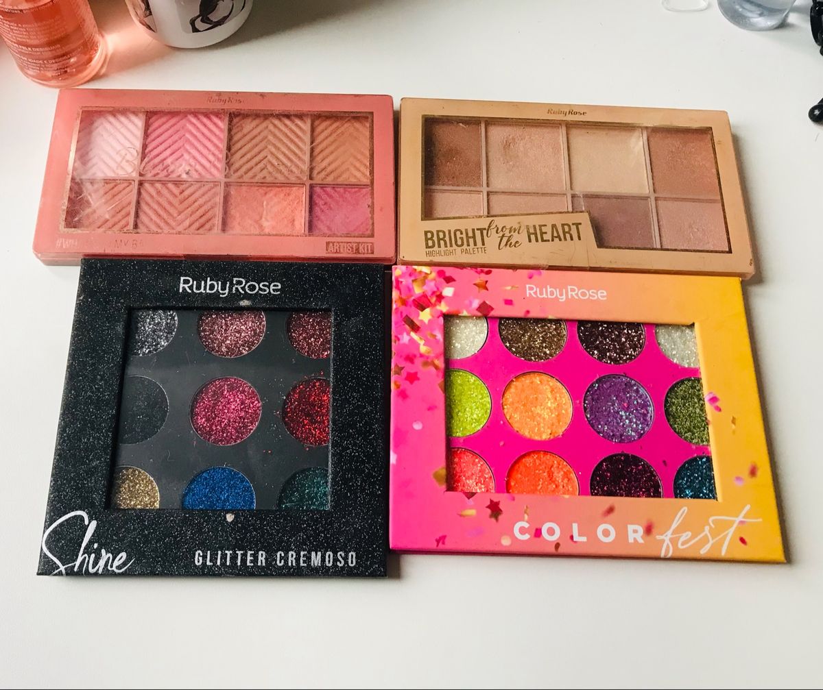 Kit Paletas Ruby Rose | Maquiagem Feminina Ruby Rose Usado 76687508 ...