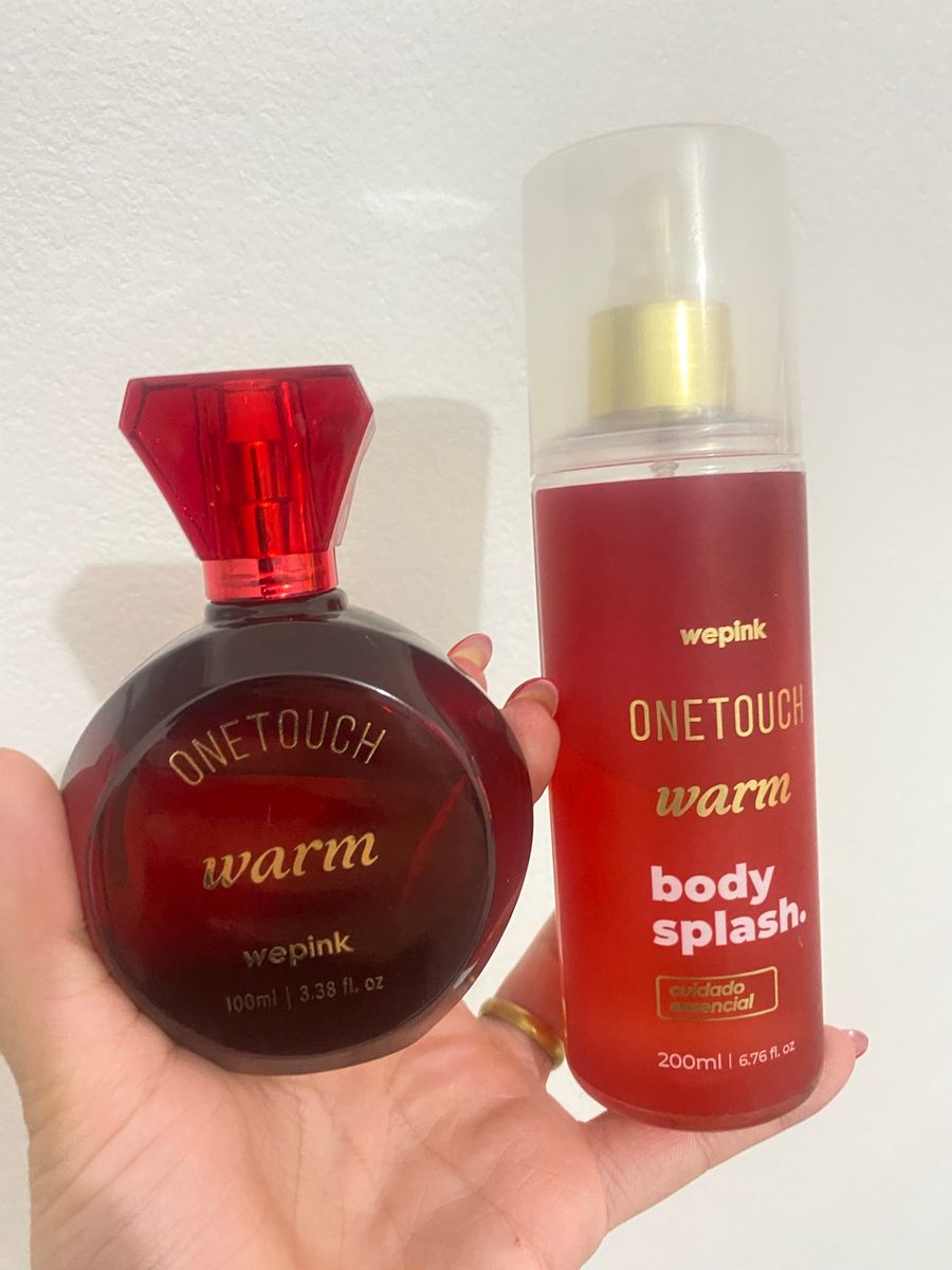 Kit Perfume e Body Splash One Touch Warm | Perfume Feminino Wepink ...