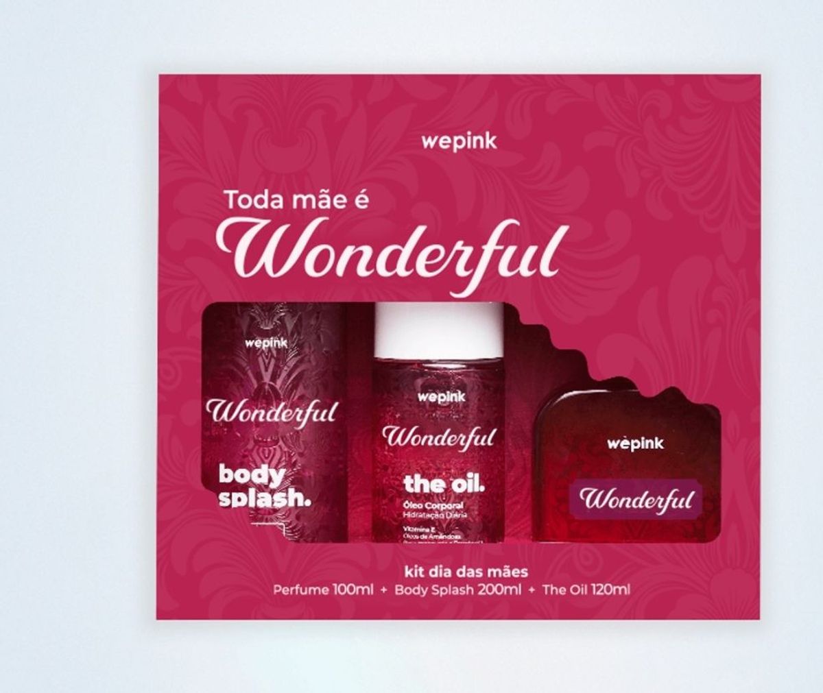 Kit Perfume Wonderful Wepink Virginia | Perfume Feminino Wepink Nunca ...