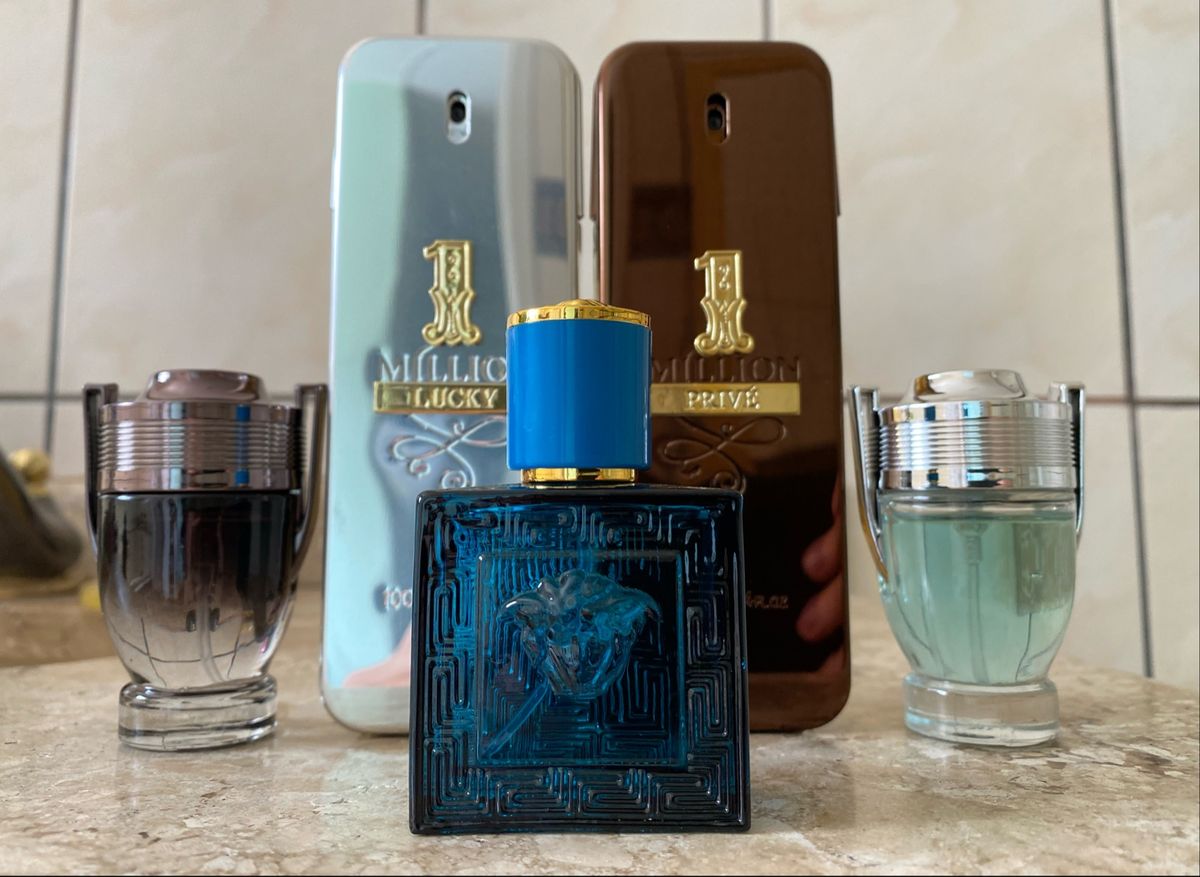Kit Perfumes One Million Invictus Versace | Perfume Masculino Versace ...