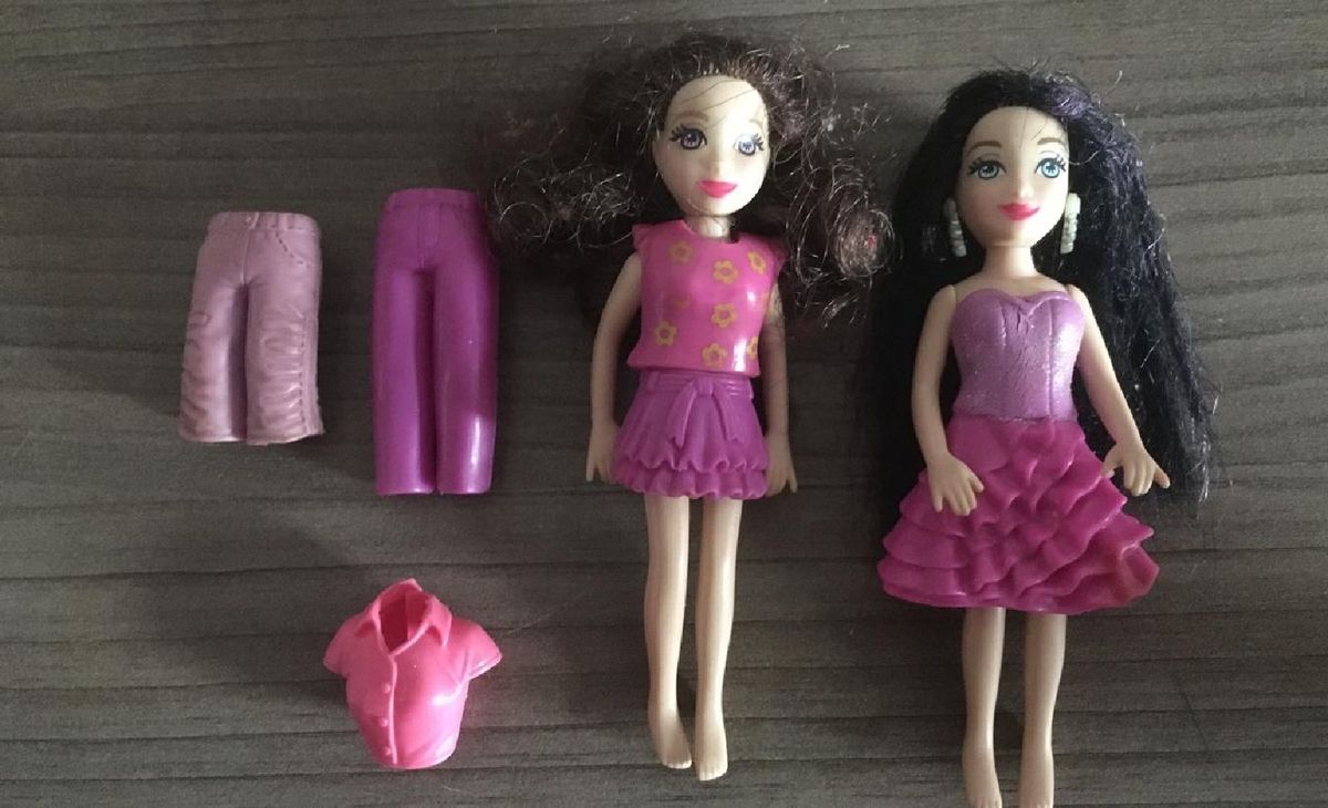 Kit Poly 2 Bonecas | Brinquedo para Bebês Mattel Usado 47300372 | enjoei