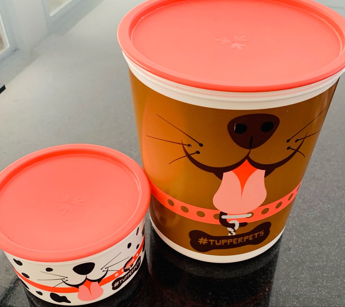 Kit Porta Alimentação Pet e Petiscos Tupperware (vendido) | Item p/ Pet ...