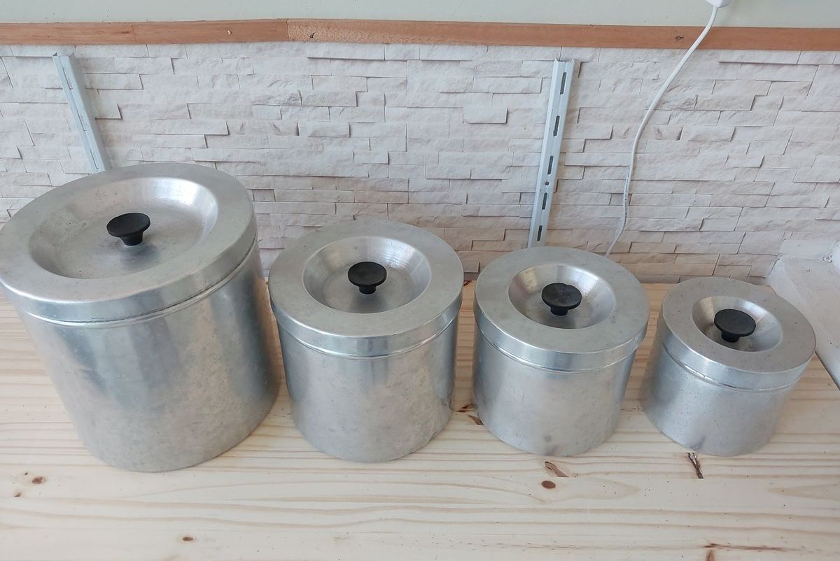 Kit Potes de Alumínio (antiguidade) | Móvel de Cozinha Usado 95899237 ...