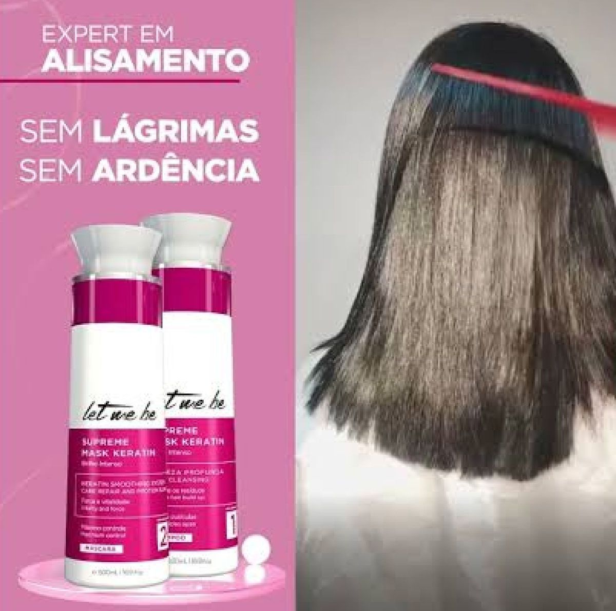 Kit Progressiva Supreme Mask Keraton Ler Me Be 2x1 Litro | Produto p ...