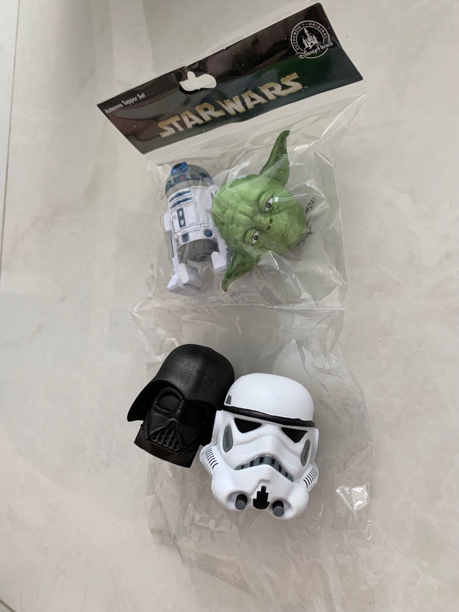 Kit Protetor de Antena Star Wars Disney | Cacareco Disney Nunca Usado ...