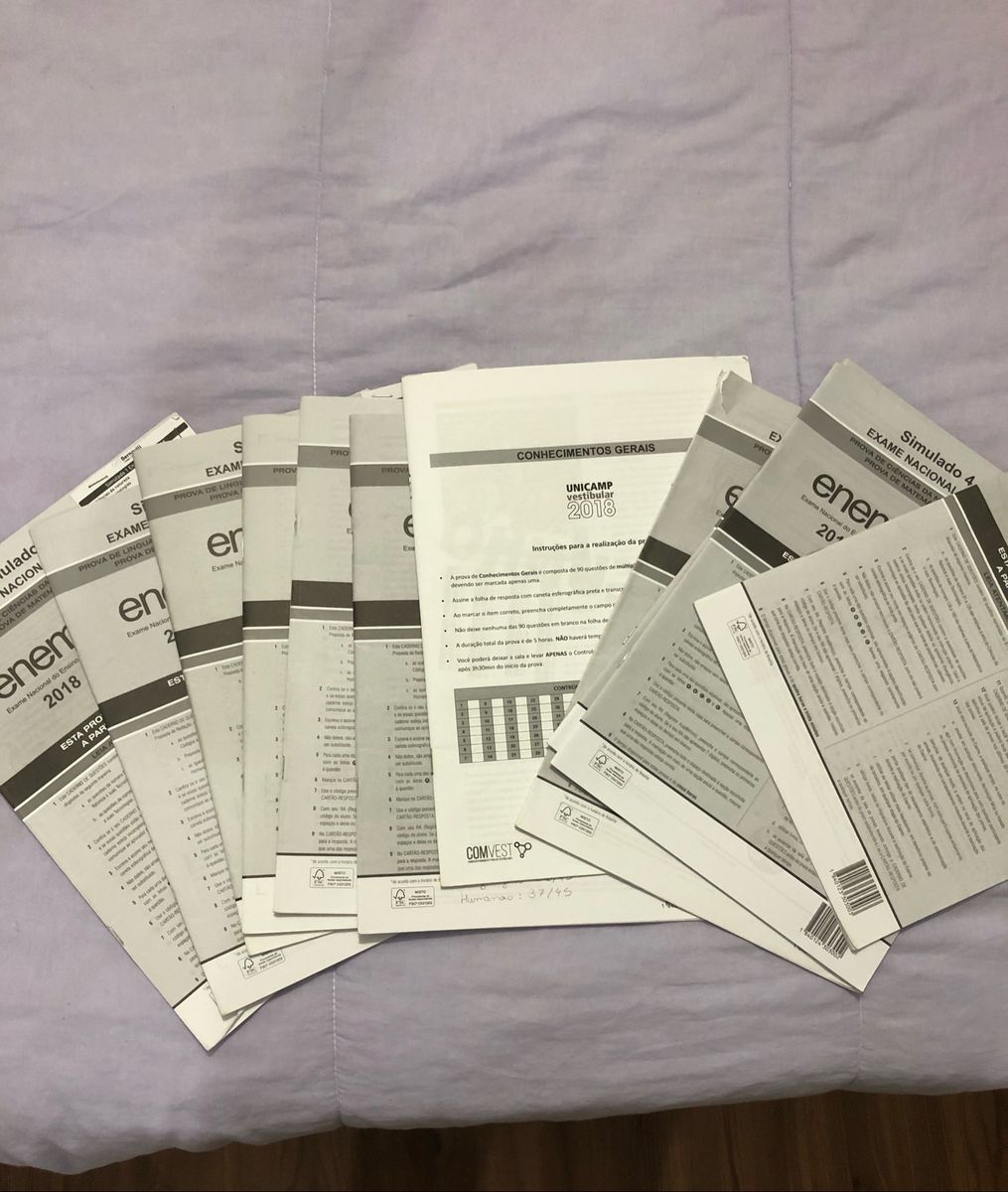 Kit Provas Antigas Enem Bernoulli + Revisão Uni Camp | Livro Bernoulli ... Kit Provas Antigas Enem Bernoulli + Revisão Uni Camp | Livro Bernoulli ...
