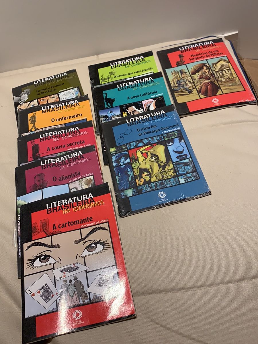 Kit Quadrinhos Literatura Brasileira | Livro Escala Educacional Nunca ...