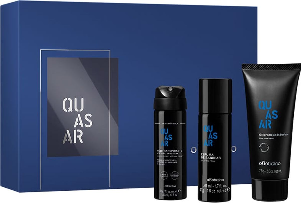 Kit Quasar O Boticario | Perfume Masculino O Boticario Nunca Usado ...