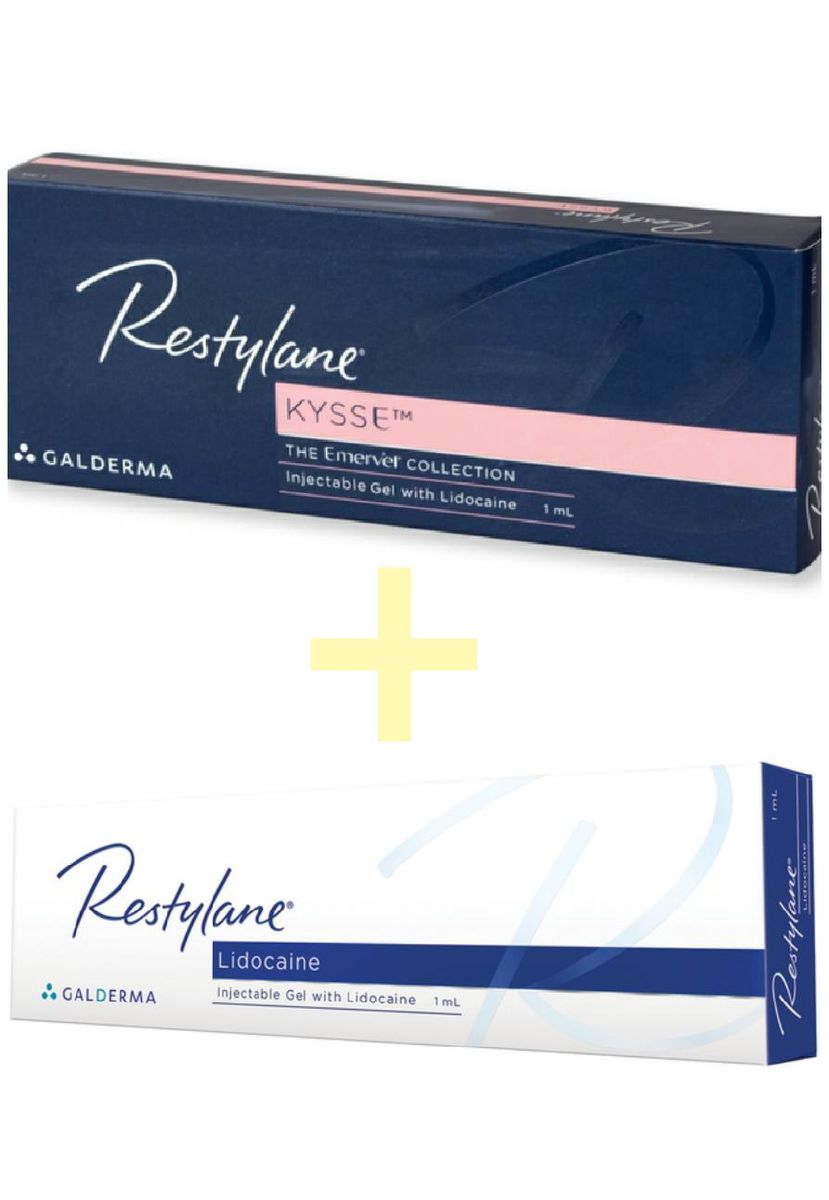 Kit Restylane Kysse + Tradicional com 1 Ml Cada | Galderma | Cosmético Feminino Galderma Nunca ...