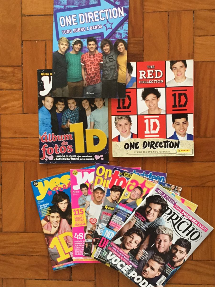 Kit Revista Colecionador One Direction 1d | Livro One Direction 1d ...