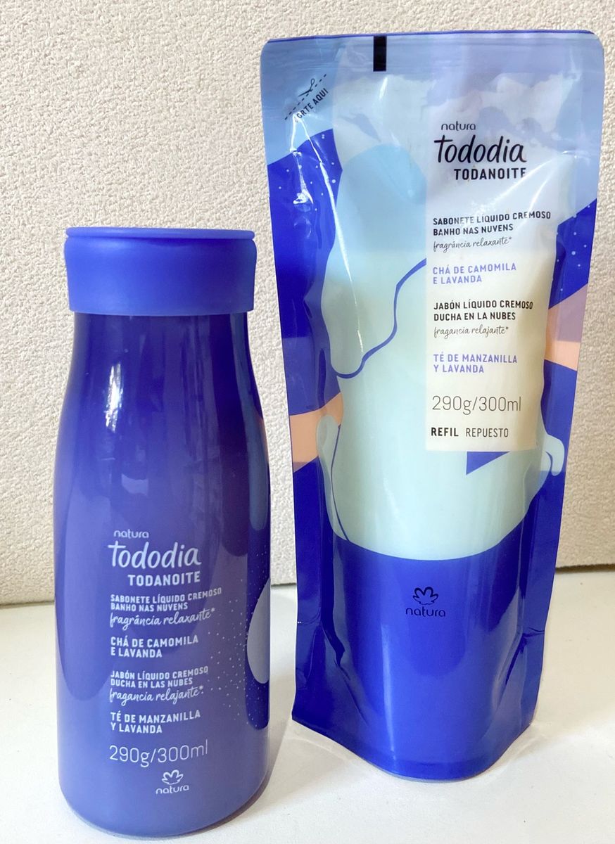 Kit Sabonete Líquido Natura Tododia Todanoite 300ml | Item Infantil ...
