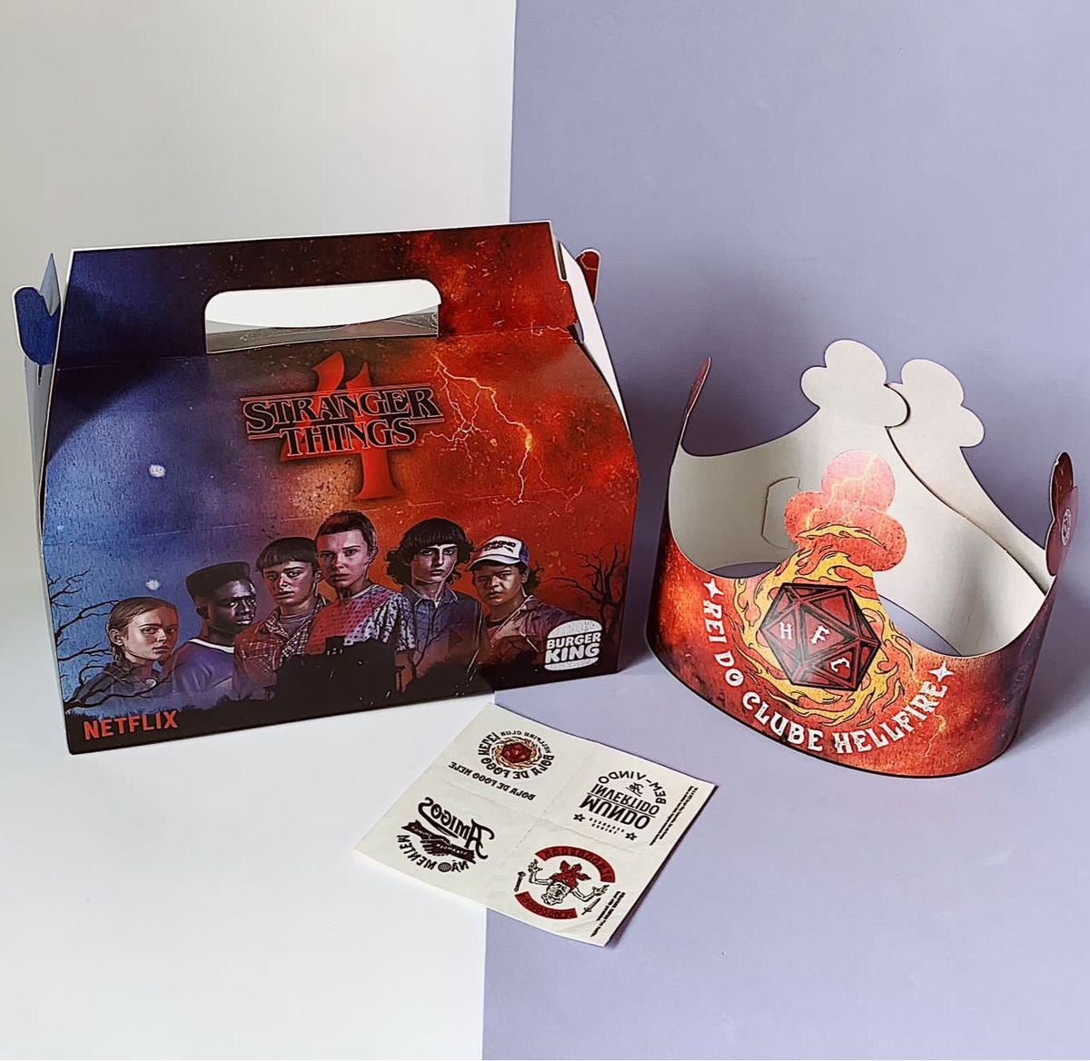 Kit Stranger Things Burger King para Colecionadores | Filme e Série ...