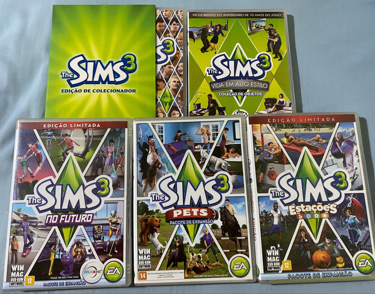 Kit The Sims 3 Original para Pc | Jogo de Computador Ea Games Usado ...