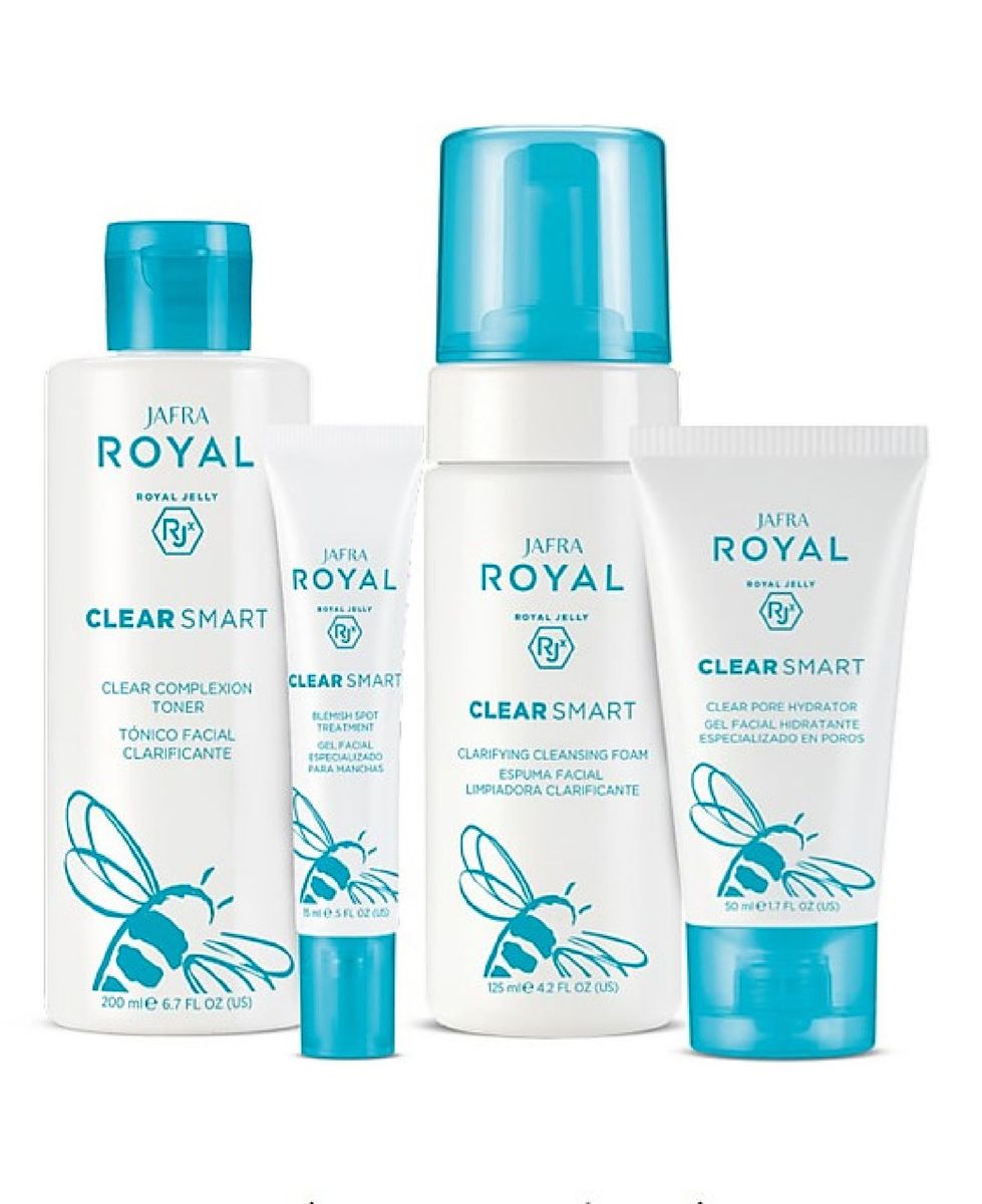 Kit Tratamento Facial Clear Smart Royal Jafra | Cosmético Feminino ...