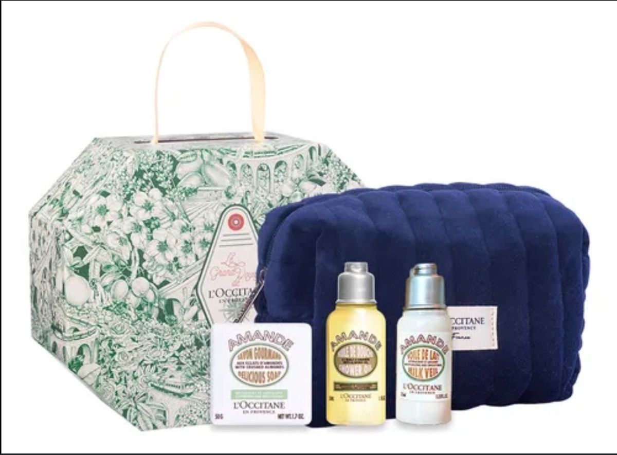 Kit Travel Loccitane In Provence Composto por Óleo de Banho, Necessaire ...