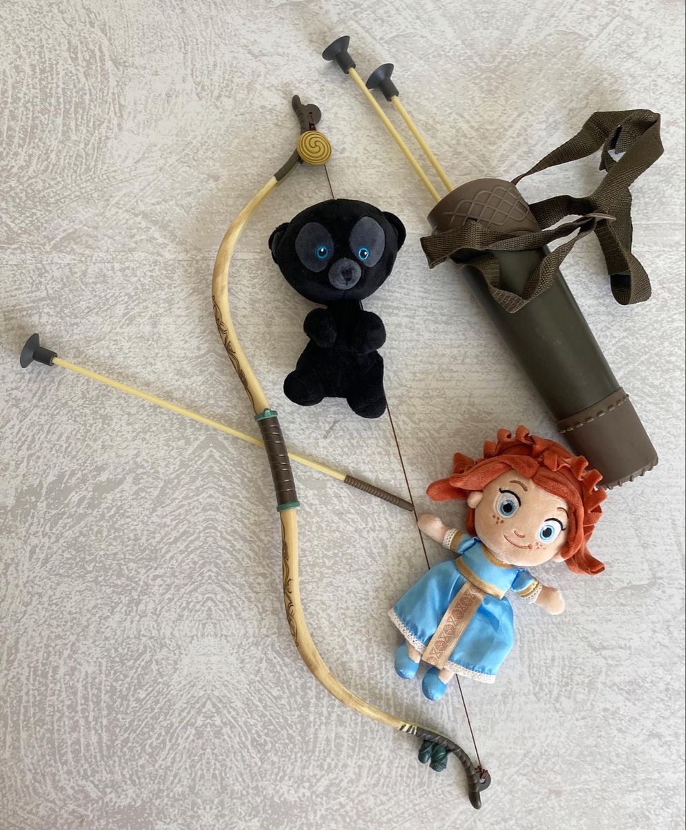 Kit Valente/merida Arco e Flecha e Pelúcias | Brinquedo para Bebês ...