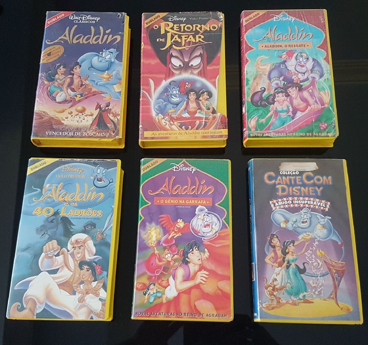 Kit Vhs Coleção Aladdin | Filme e Série Disney Usado 41487390 | enjoei