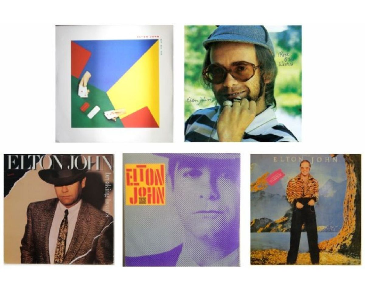 Kit Vinil Elton John | Item de Música Usado 64608980 | enjoei