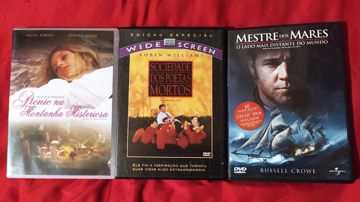 Kits 3 Dvd Filmes Peter Weir 4 Discos Original Excelente Estado | Filme ...