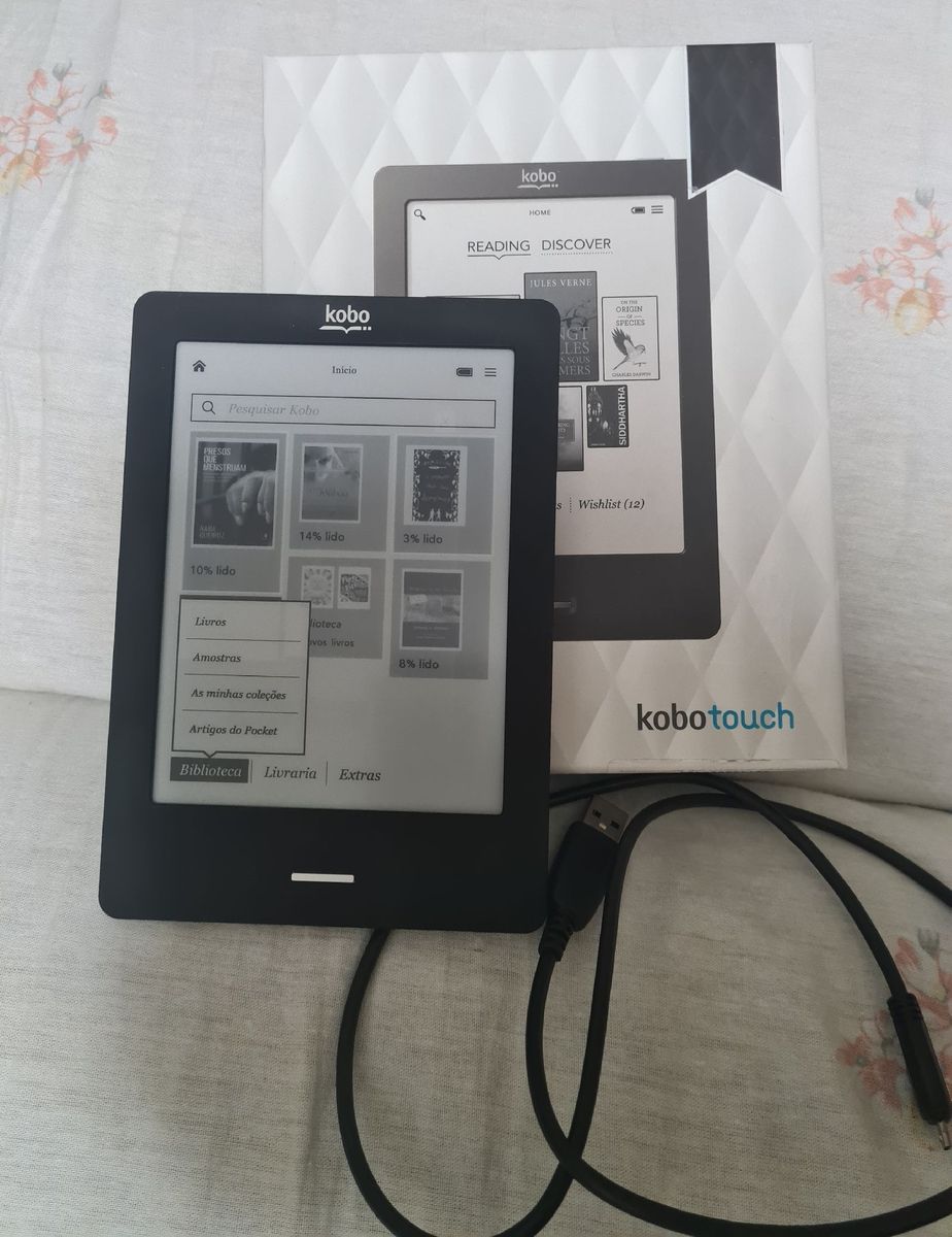 Kobo Touch + Capa | Item Info & Eletro Kobo Usado 70381414 | enjoei