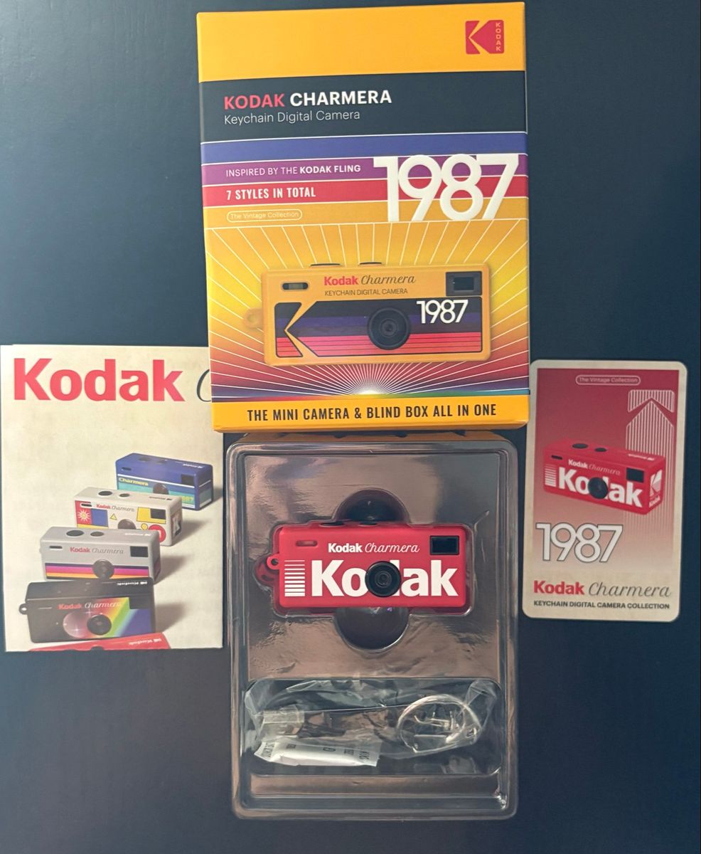 Kodak Charmera - Vermelha (nova) | Máquina Fotográfica Digital Kodak ...