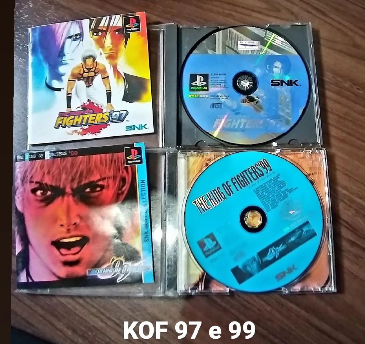 Kof 97 e 99 Originais Jap. Ps1 | Jogo de Videogame Sony Playstation ...