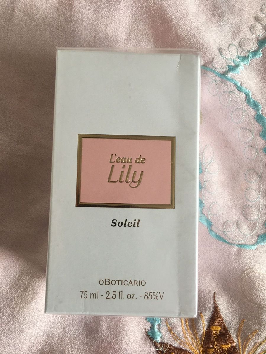 L'eau de Lily Soleil Desodorante Colônia 75ml | Perfume Feminino O ...
