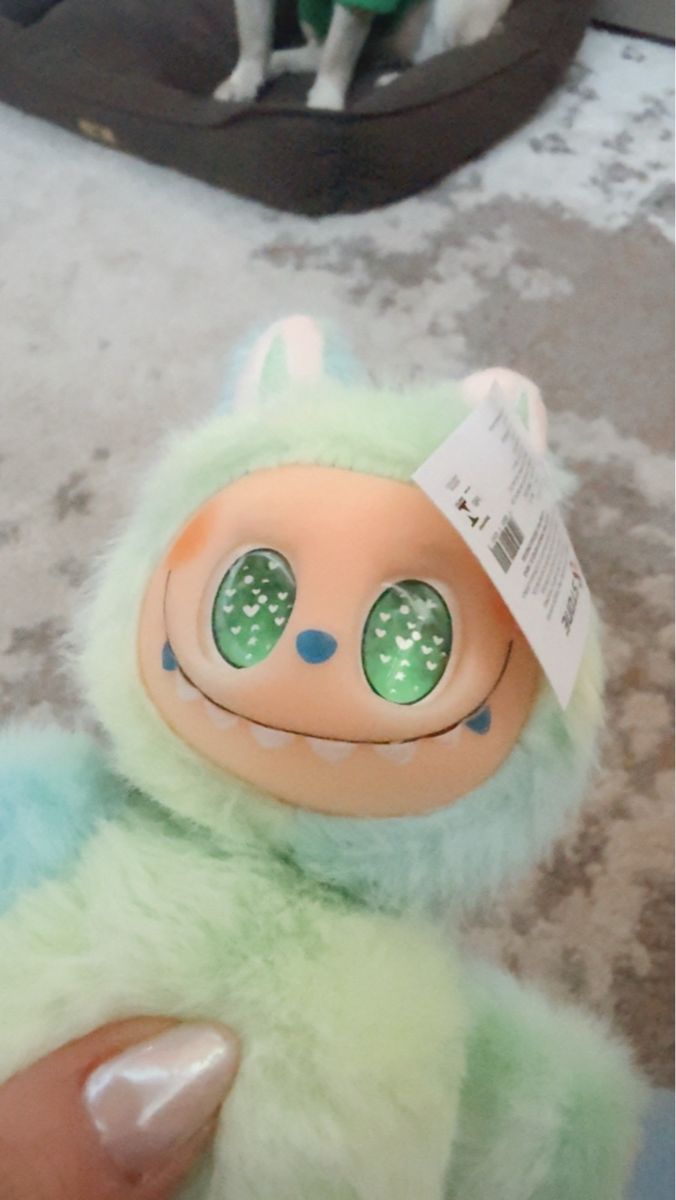 Labubu Plush Bunny Energy Verde/azul Pop Mart Original Raro de Coleção ...