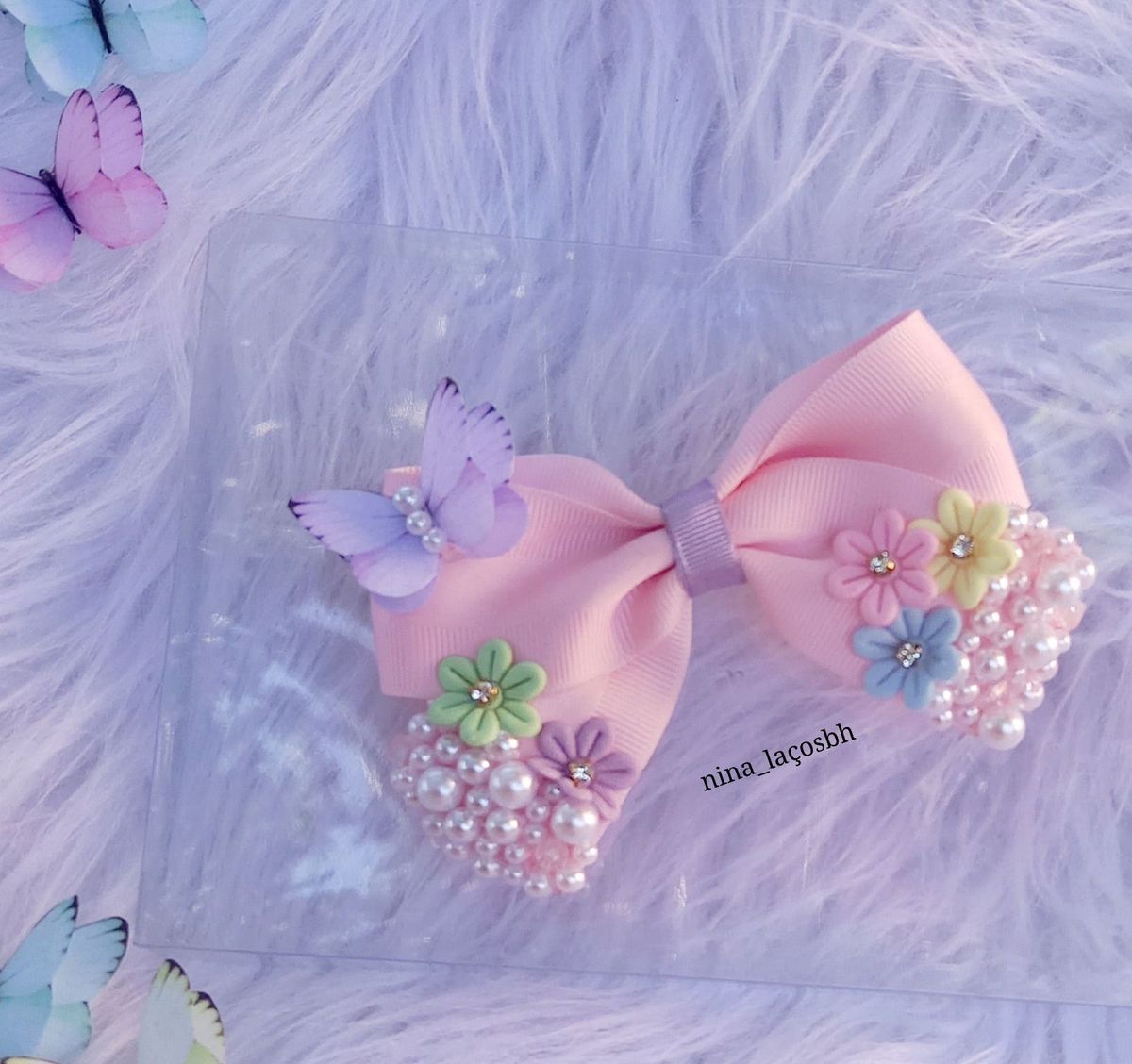 Laço Jardim Encantado | Item Infantil Nina Laços Bh Nunca Usado ...