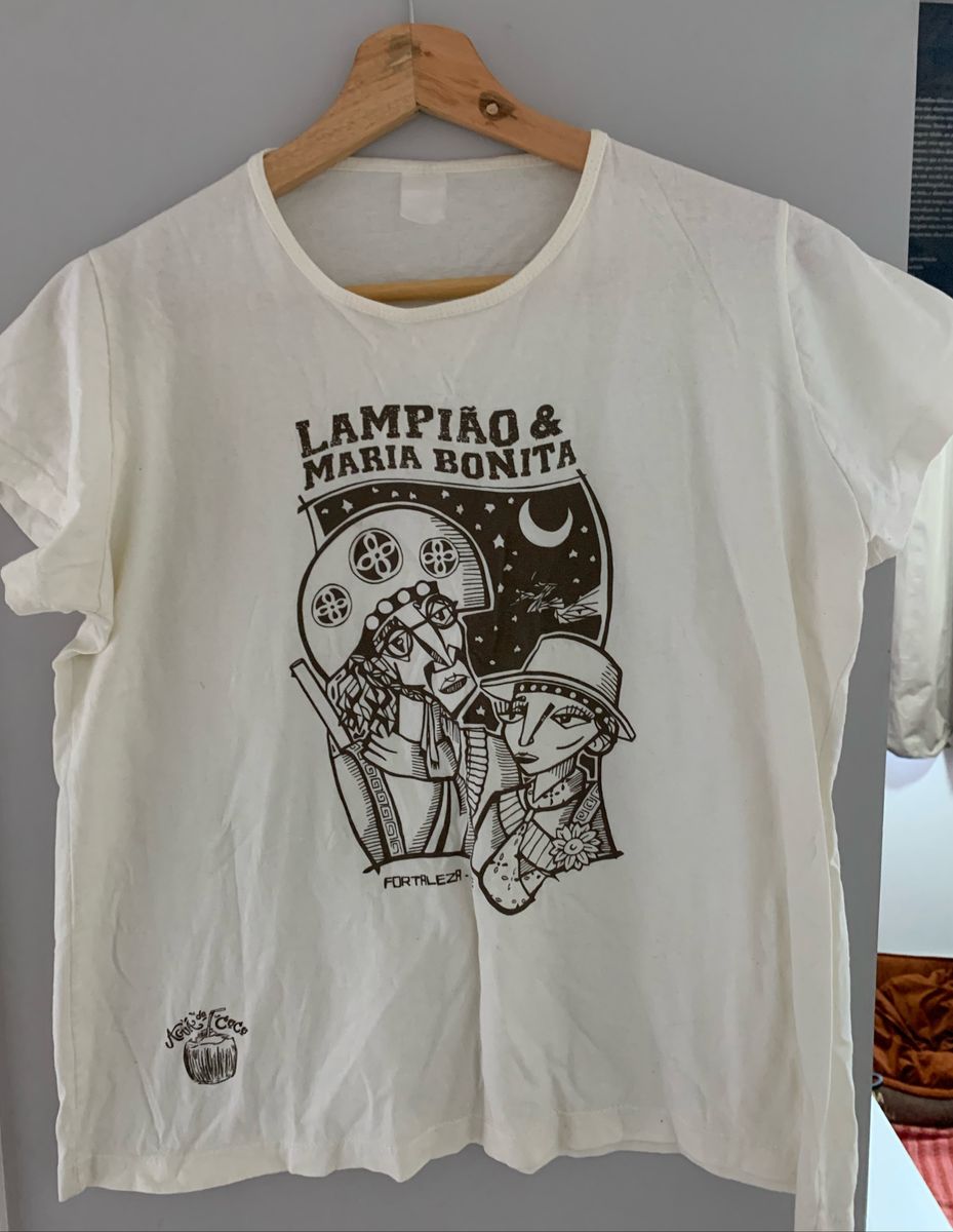 Lampião E Maria Bonita Camiseta Feminina Usado 69449140 Enjoei