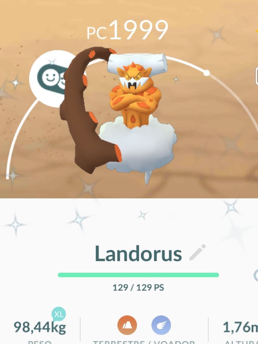 Landorus Shiny | Item Infantil Pokémon Nunca Usado 52554513 | enjoei