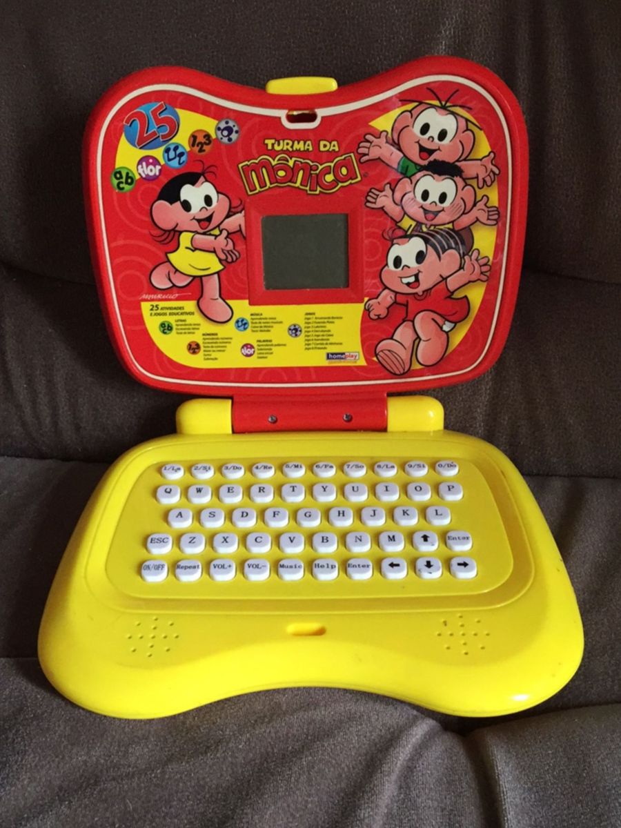 Lap Top Turma da Mônica | Brinquedo Homeplay Usado 20863945 | enjoei