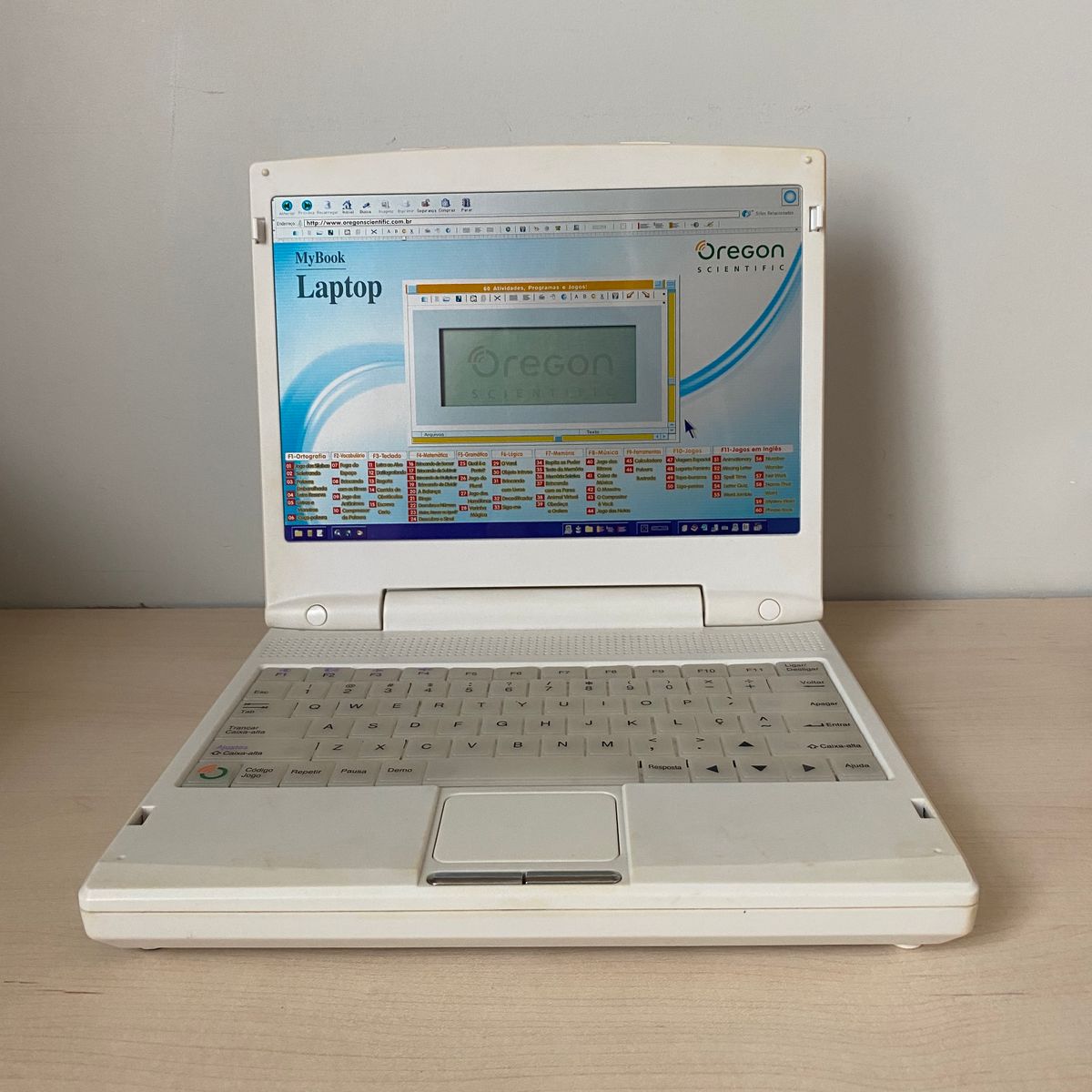 Laptop Infantil Oregon Scientific | Brinquedo Oregon Scientific Usado ...