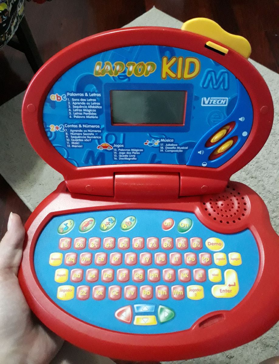Laptop Infantil Vtech- Anos 90 | Brinquedo Vtech Usado 52157089 | enjoei